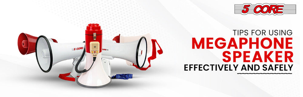 Megaphone Speaker Tips & More- 5 Core