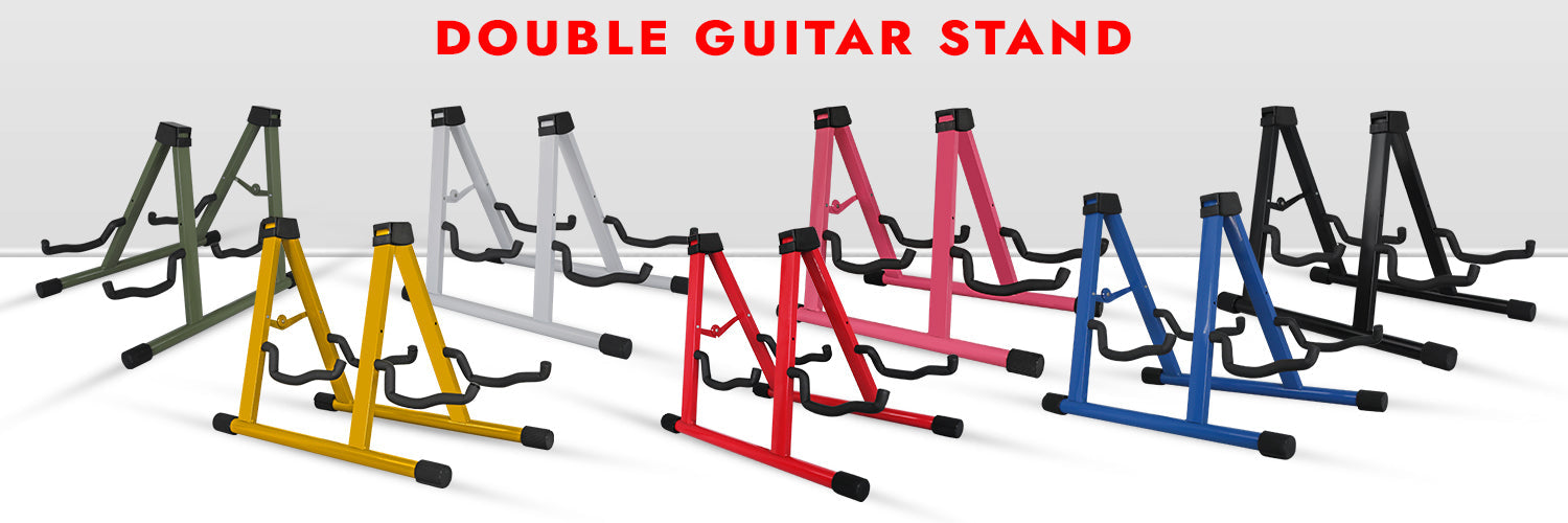 Double Guitar Stand - 5 Core