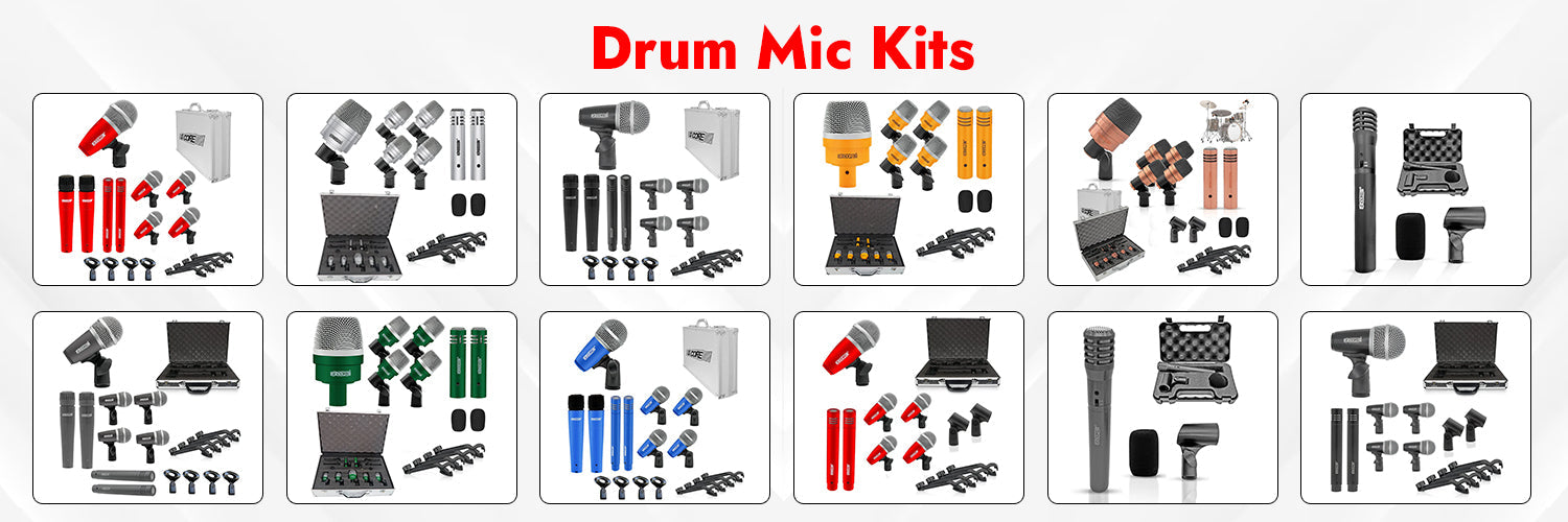 Drum Mic Kits | Capture Every Beat - 5 Core