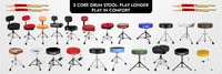 Drum Stools, Guitar drummer stool buy online- 5 Core