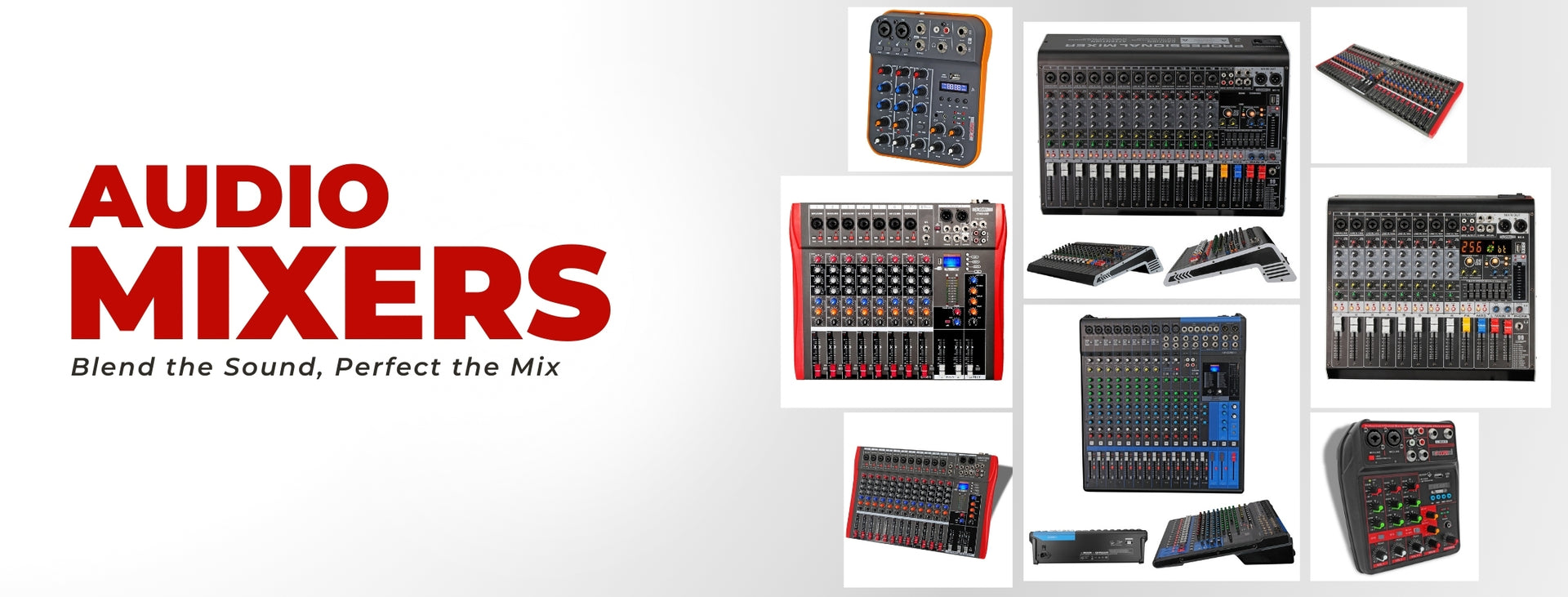 Pro audio equipments buy them online directly from 5 Core