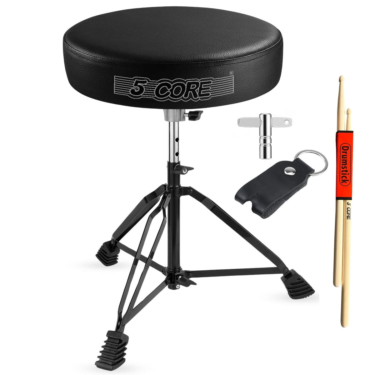 Drum Stools, Guitar drummer stool buy online- 5 Core