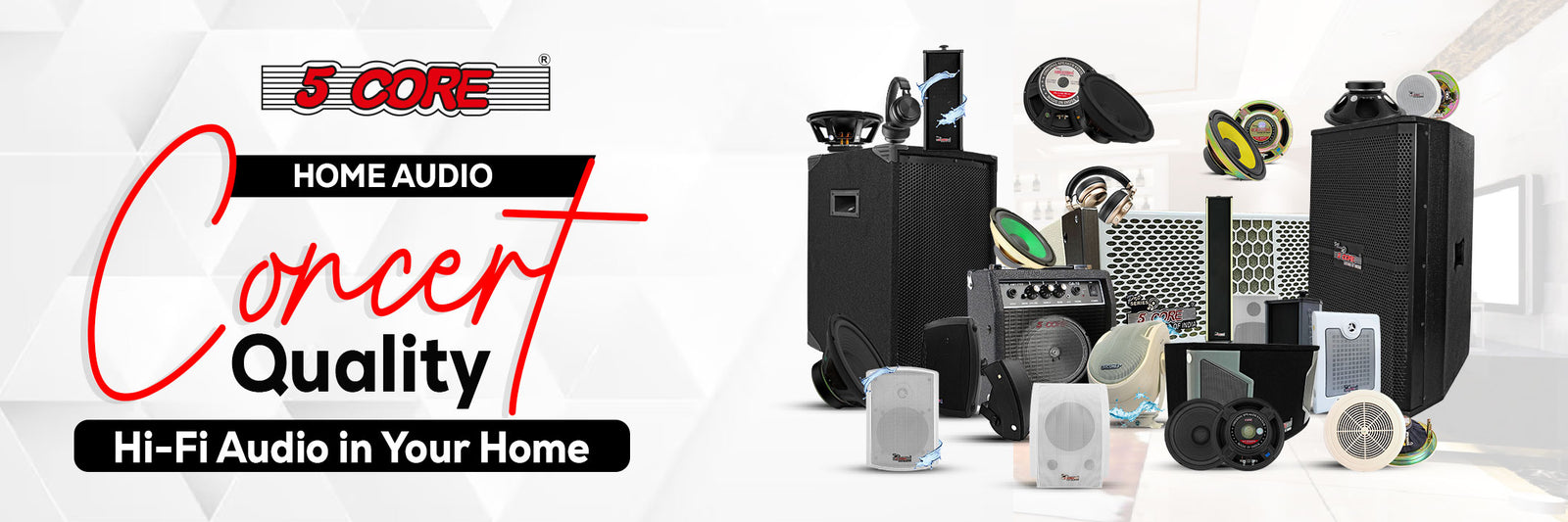 Pro audio equipments buy them online directly from 5 Core