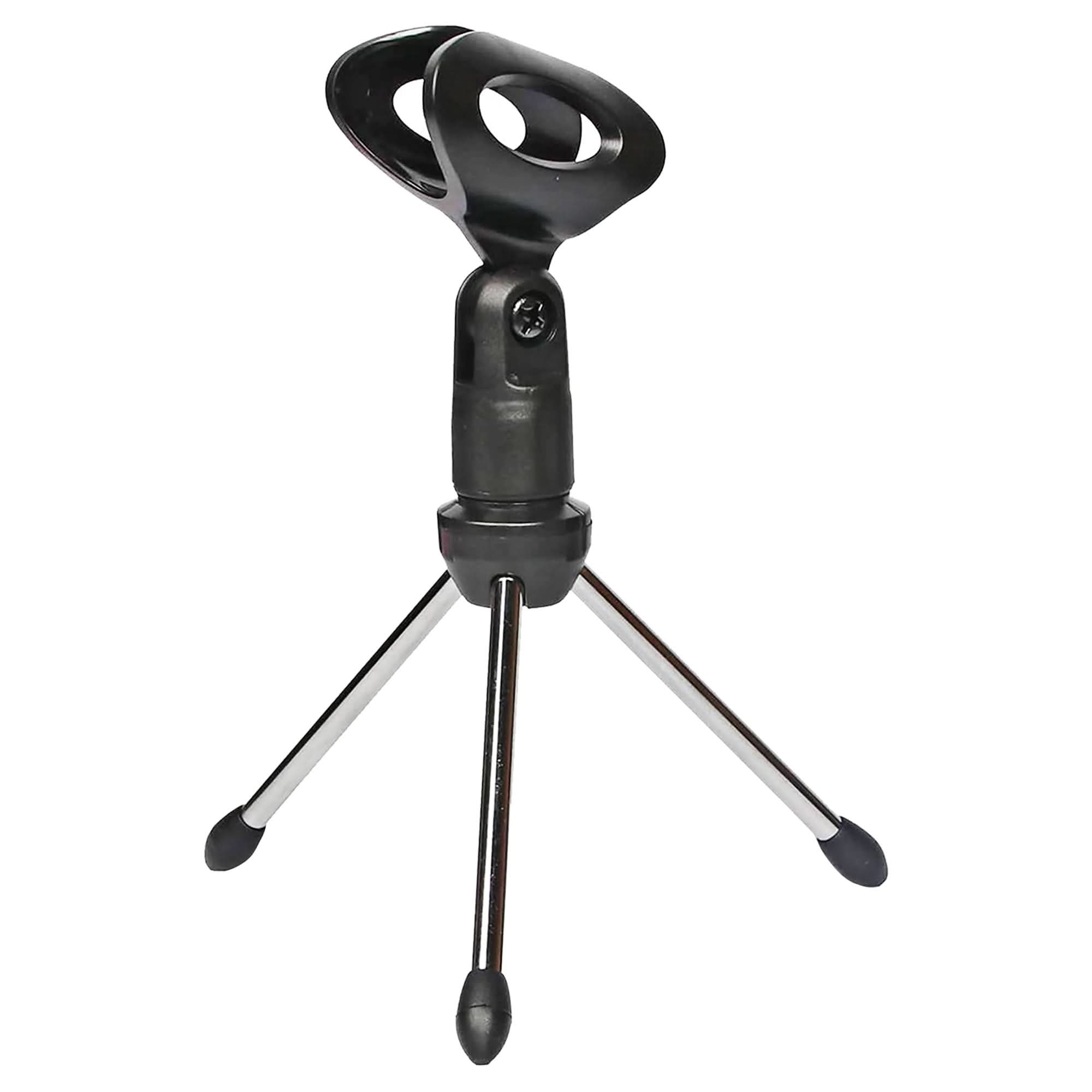 5 Core Desk Mic Stand Angle Adjustable Table Tripod